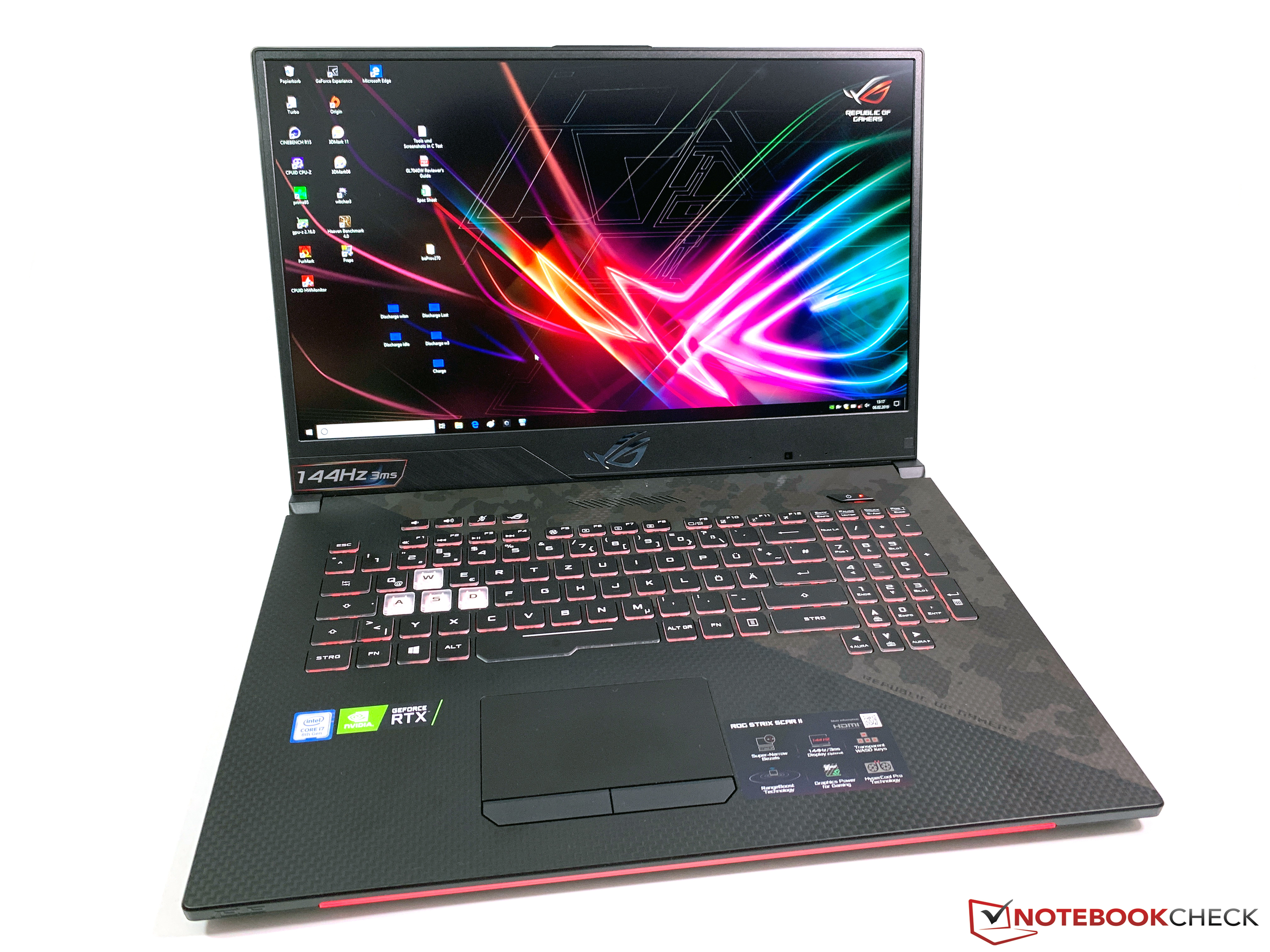 Breve Análise do Portátil ASUS ROG Strix Scar II GL704GW (Core i7-8750H ...