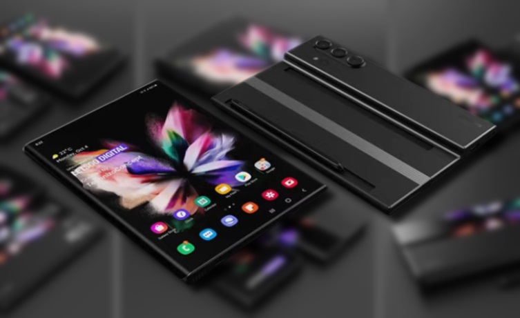 Gleaming Samsung Galaxy Z Fold Note conceito feito em leque torna a ...