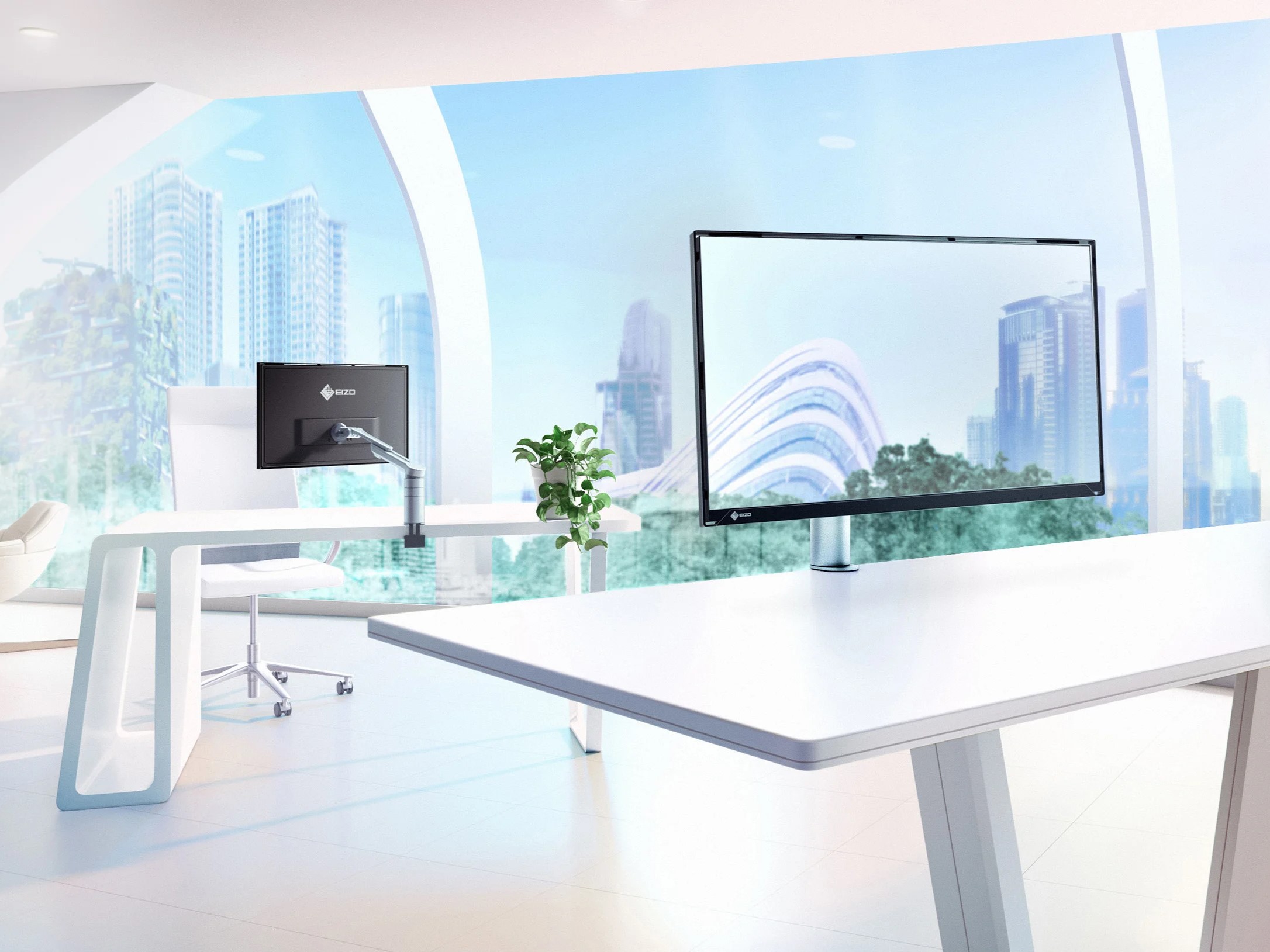 A Eizo apresenta o novo monitor FlexScan FLT com consumo de energia de ...