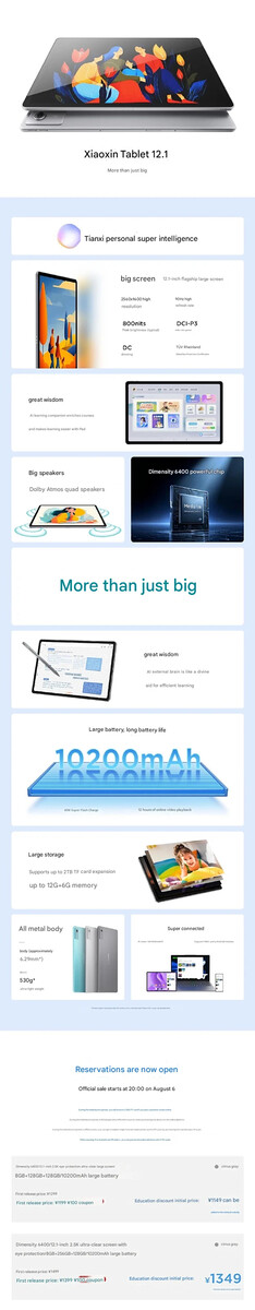 Lenovo lança dois novos tablets leves com hardware de ponta e de médio ...